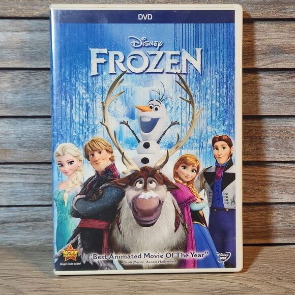 Media | Frozen Dvd Disney Animated Elsa | Poshmark